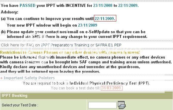 IPPT, IPT & RT Questions... | Page 19 | HardwareZone Forums