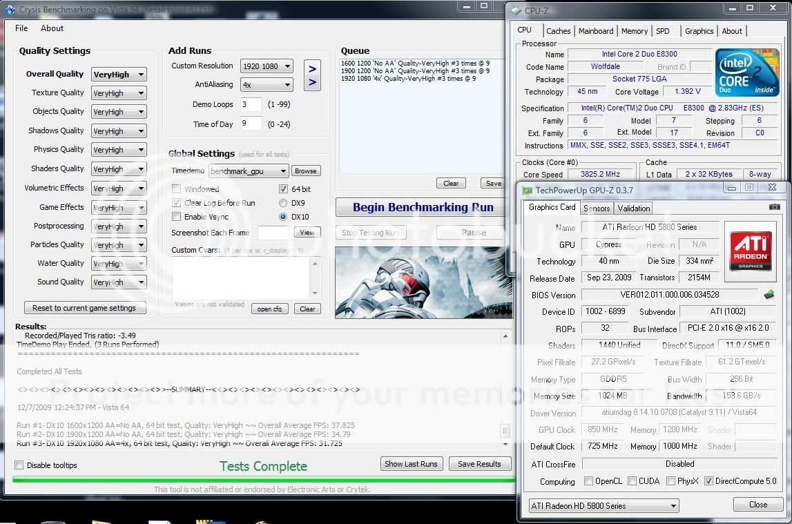 SAPPHIRE Radeon HD 5850 Review (56k warning) | Overclock.net