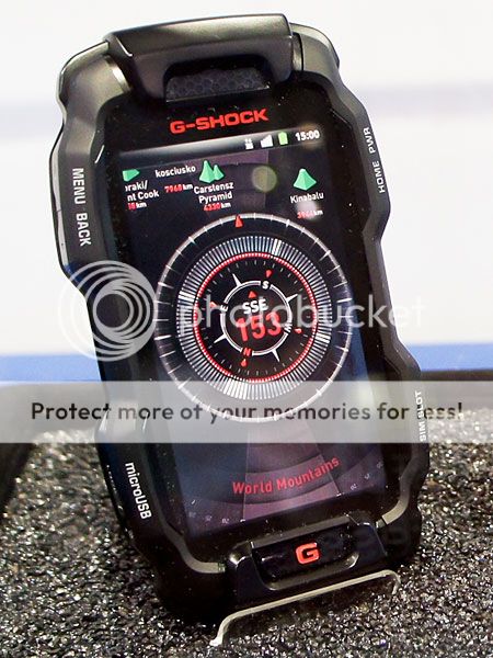 G-Shock telefon @ CES 2012 - Portal Satova - Forum
