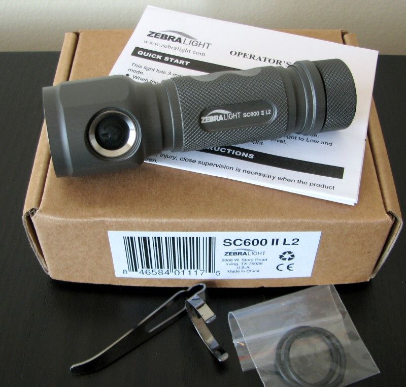Zebralight SC600 Mk II L2 (XM-L2, 1x18650) Review: RUNTIMES, BEAMSHOTS ...